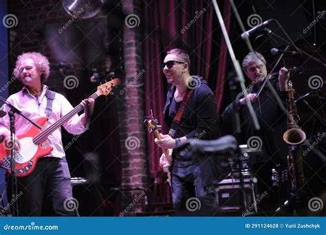 Russian Rock Band Aquarium Frontman Boris Grebenshchikov Performing