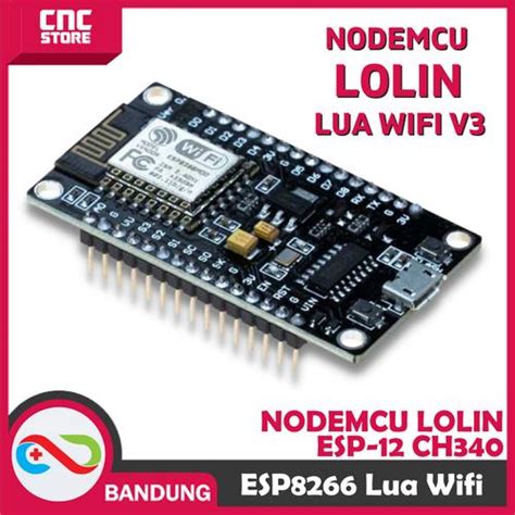 Jual Nodemcu Lolin Lua Wifi V Mb Mbits Ch Flash Esp Esp Board Kota Bandung Cnc