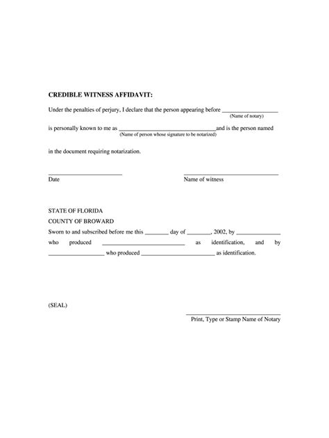 Affidavit Of Attesting Witness Form Oregon AffidavitForm Net