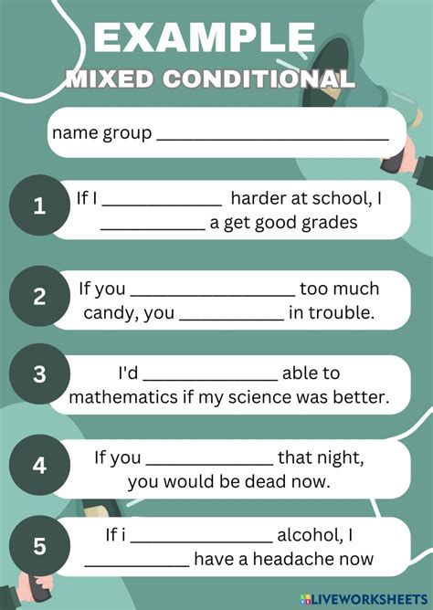 Mixed Conditional Live Worksheets