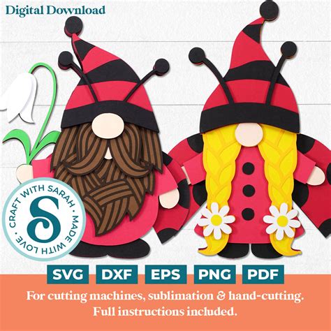 Ladybug Gnomes Craft With Sarah