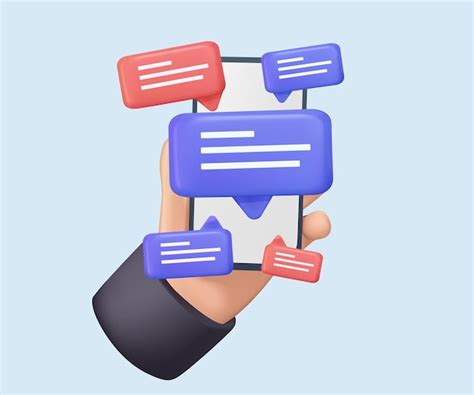 premium vector 3d chat bubble talk dialogue messenger or online