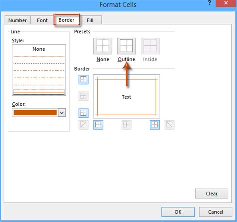 how to border cells based on cell values in excel
