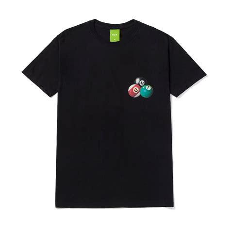 Huf Dirty Pool Triple Triangle T Shirt Black Boardworld Store