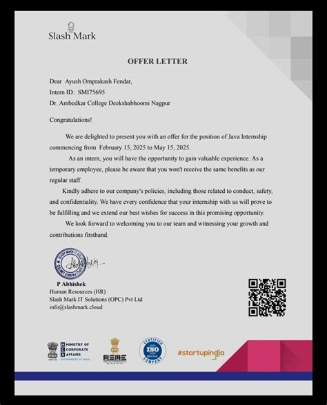 Internship Java Softwaredevelopment Learning Growth Ayush Fendar