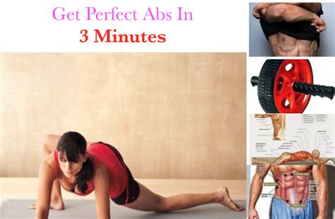 How To Get Perfect Abs In Minutes
