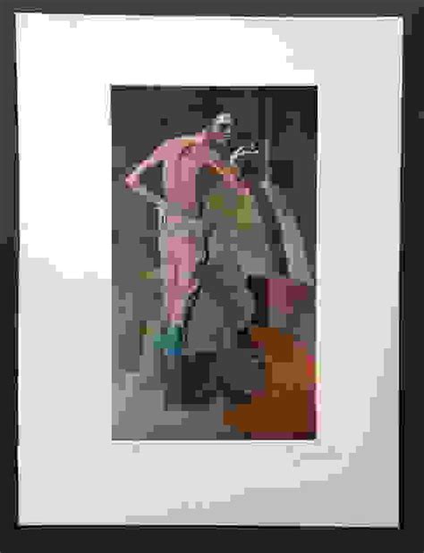 Original Lithoprint Pablo Picasso The Actor 1904 05 Plate 7 With