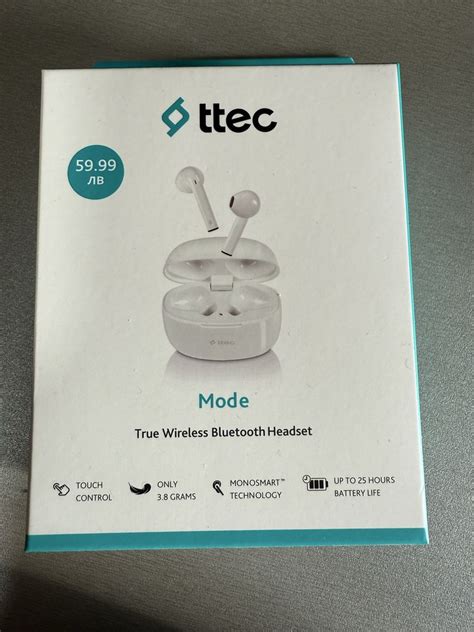 Ttec Mode True Wireless Bluetooth слушалки Нови гр Благоевград