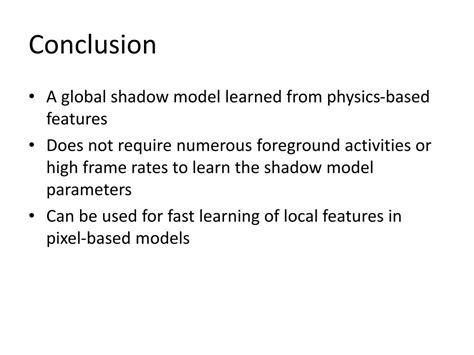 Ppt Moving Cast Shadow Detection Using Physics Based Features
