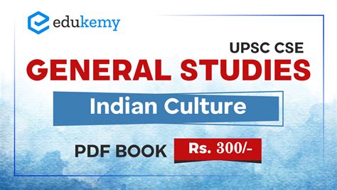 UPSC CSE Indian Culture Book PDF Notes For UPSC Edukemy