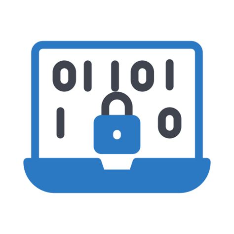 Binary Code Generic Blue Icon