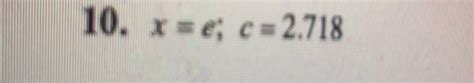 Solved 10 Absolute And Relative Error Compute The Absolute