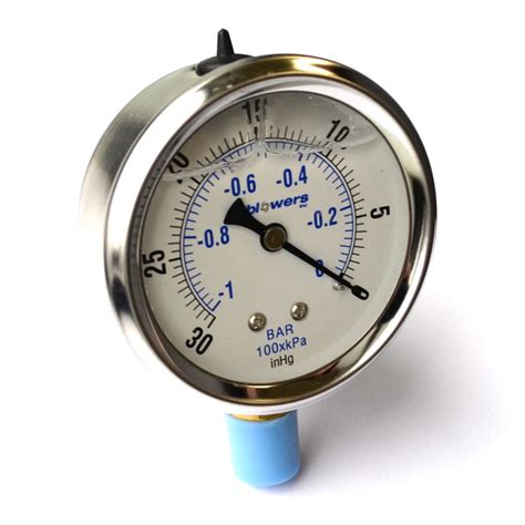 Vacuum Pump Gauge 30 0 Hg Pdblowers Inc