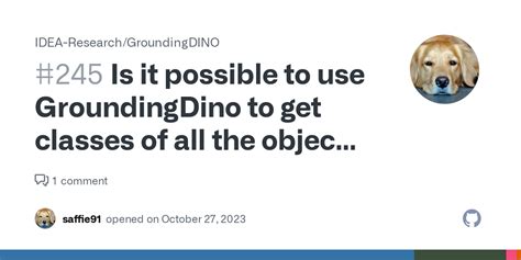 Is It Possible To Use Groundingdino To Get Classes Of All The Objects