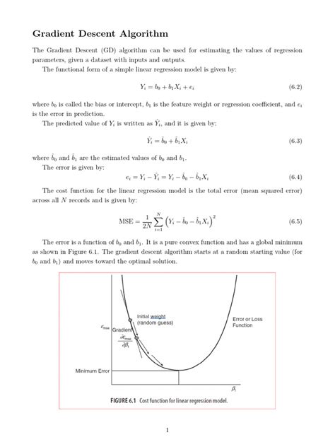 Gradient Descent Algorithm And Back Propagation Derivation Pdf
