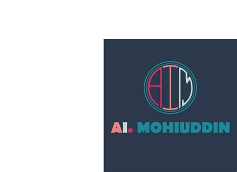 Entry 220 By Anisurrahmanttc For Make A Logo For Ai Mohiuddin Freelancer
