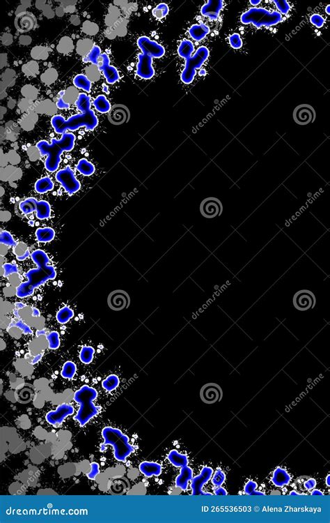 Abstract Bacteria Cells Seamless Texture Or Background Stock Image