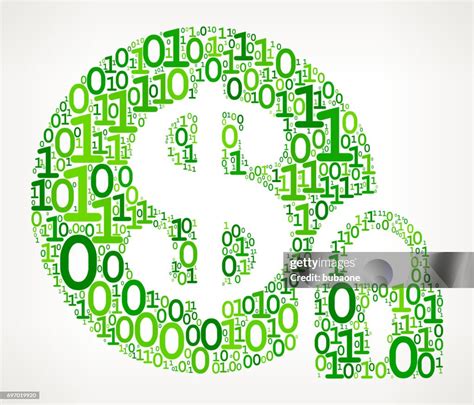 Secure Money Binary Code Zero One Vector Illustration High Res Vector