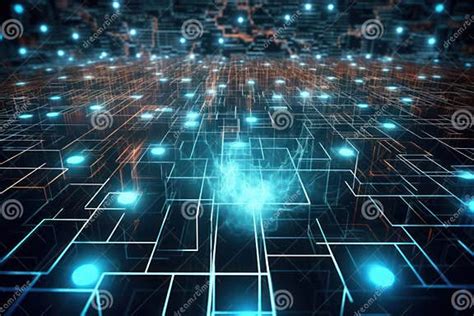 Visualizing Blockchain Stock Illustration Illustration Of Smart