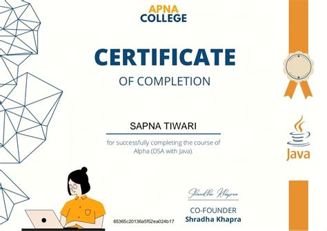Sapna Tiwari On Linkedin Successfully Completed Java Course From Apna
