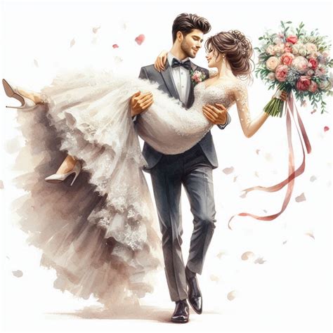 Свадьба in 2024 | Wedding couple cartoon, Bridal art, Wedding artwork
