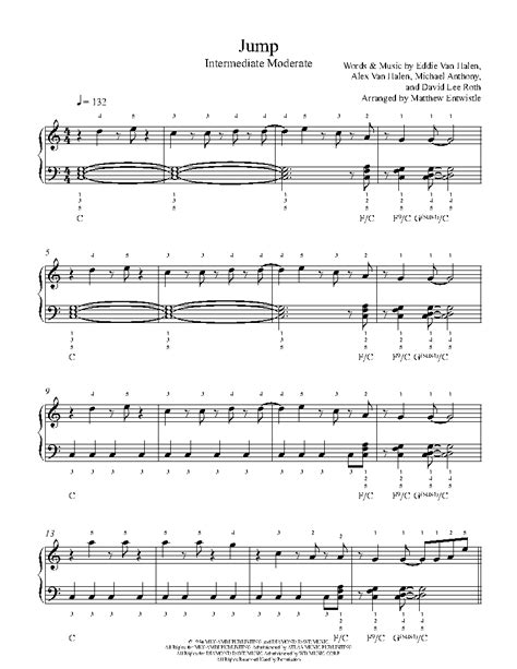 Jump Van Halen Synth Sheet Music At Samantha Tipping Blog