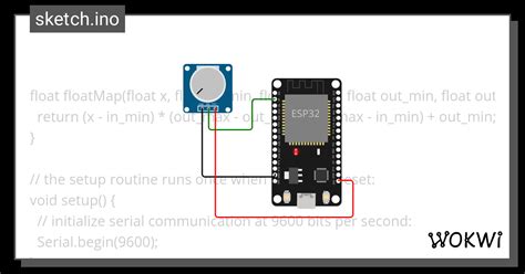 Potentiometer With Esp32 Copy Wokwi Esp32 Stm32 Arduino Simulator