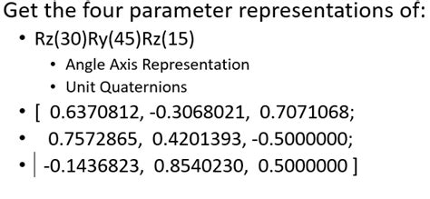 Get The Zyx ﻿rotation Matrix