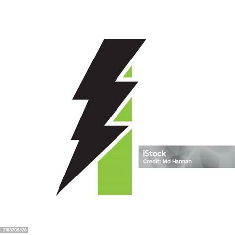 번개 번개 볼트 아이콘과 전기 로고 조합에 대한 편지 I 파워 로고 디자인 0명에 대한 스톡 벡터 아트 및 기타 이미지 0명 개념 기업 비즈니스 Istock