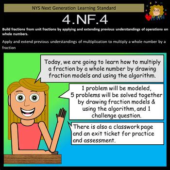 Multiplying A Fraction By A Whole Number Lesson By Teachings By Tammy
