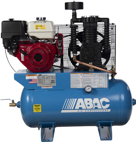Abac Ab13 30gh Air Compressor 13hp Honda Gas Driven 175psi 30 Gallon
