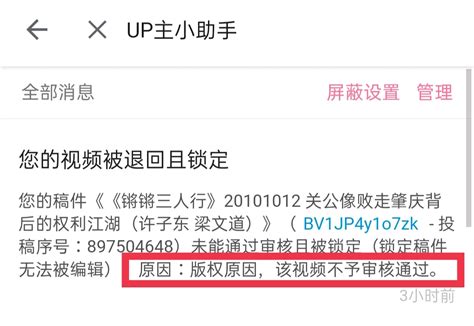 版权原因，不被通过？ 哔哩哔哩