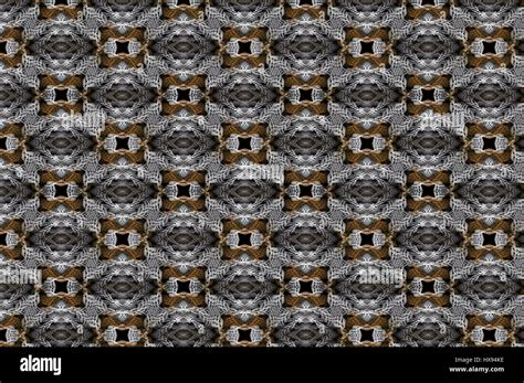 An Abstract Seamless Repeating Pattern Of Woven Geometric Shapes