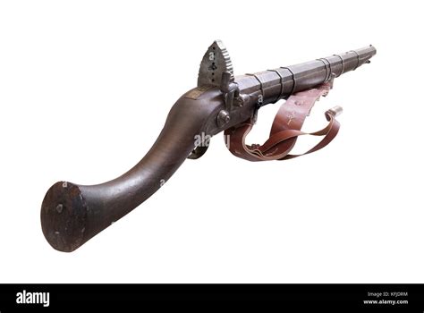 Vertical Musket Pointing From Colonial Times