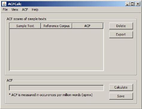 Figure 1 From Calculating Average Collocation Frequency With The Acftool Semantic Scholar
