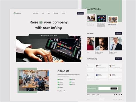 Ab Testing Website Behance