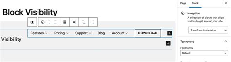 How To Create Dynamic Menus In Wordpress Part 1 Block Visibility
