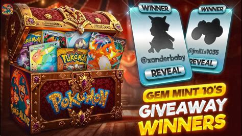 Gem Mint Giveaway Winners The Best Cards Unboxed Pokémon Gem Mint 10