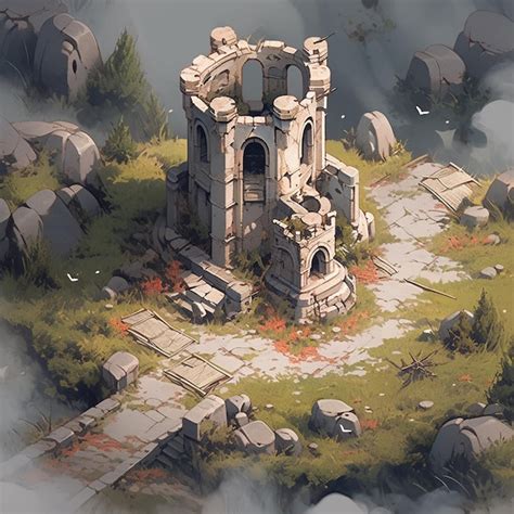 Premium Photo Stylized Game Environment