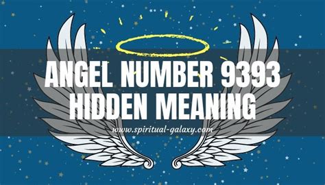 Angel Number 9393 Hidden Meaning: Nothing To Worry About - Spiritual ...
