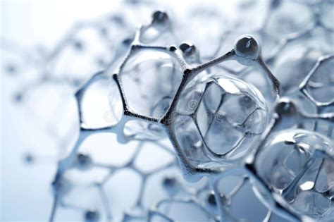 Nanotechnology Abstract Background Molecule Model Scientific Research Generative Ai