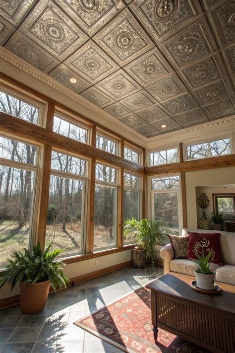 21 Cozy Rustic Tin Ceiling Ideas For Your Home