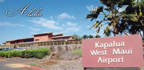 Airport Info Kapalua Airport