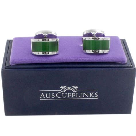 Green Cufflinks Etsy
