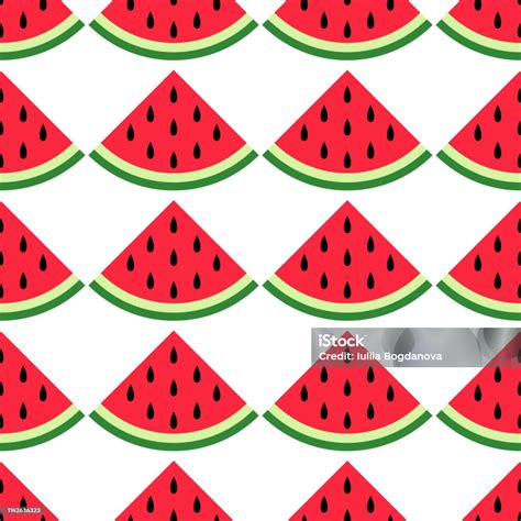 슬라이스 박과 완벽 한 패턴입니다 육즙 과일과 열매 벡터 일러스트 레이 션 배너 포장 종이 벽지 직물 의류에 인쇄 합니다 귀여운 아기 배경입니다 0명에 대한 스톡 벡터 아트