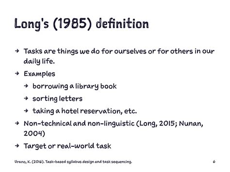 Task Based Syllabus Design And Task Sequencing Pdf