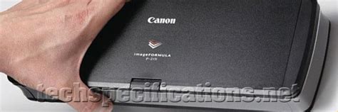 Canon P 215 Scanner Technical Specifications