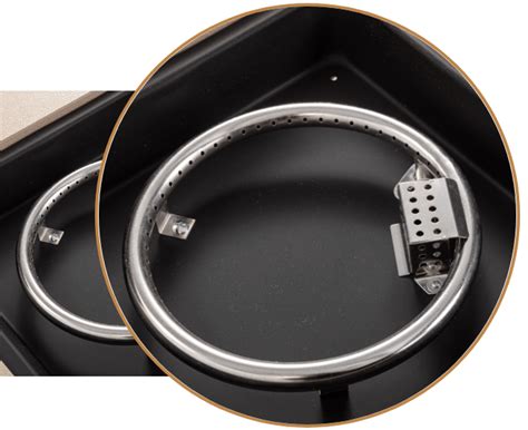 Pristine Wicker Square Propane Fire Pit Cosiest