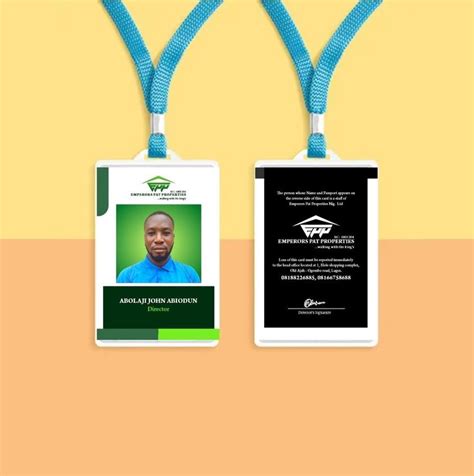 Custom Id Card Design And Printing