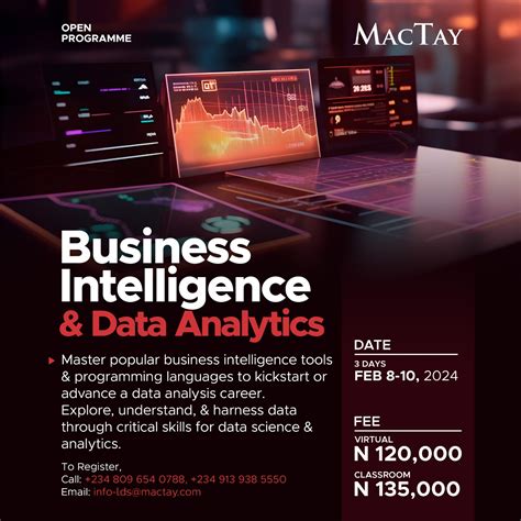 business intelligence and data analytics mactay lds